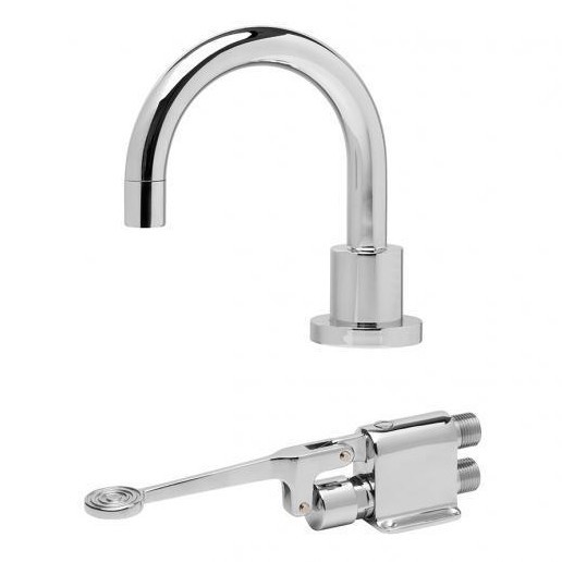 Wolfen FOOT OPERATED TAPWARE SET Pedal Valve With Outlet, WELS 6 Star ...