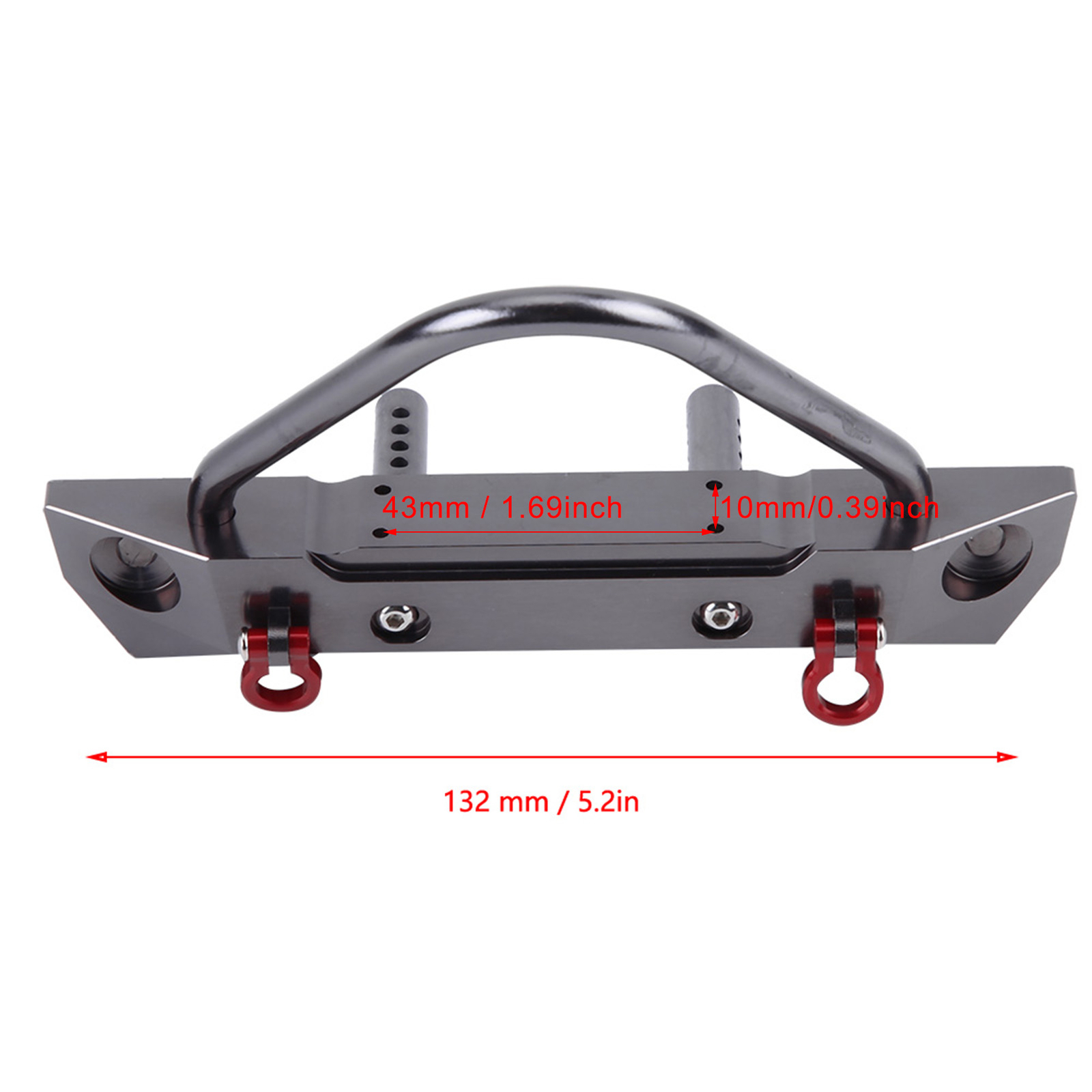 RC Crawler Bumper RC Bumper Aluminium Alloy RC Model Part For Axial ...