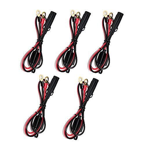 2FT SAE O Terminal Harness with 10A Fused 2-Pin Quick Disconnect Plug ...