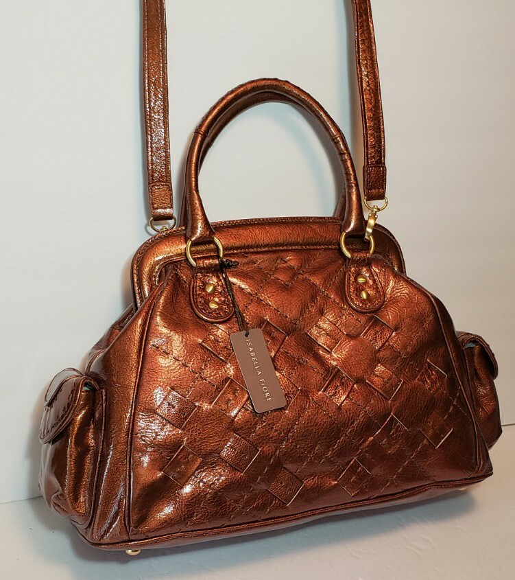 LIMITED EDITION ISABELLA FIORE RICH STICH CELINE COPPER SHOULDER ...