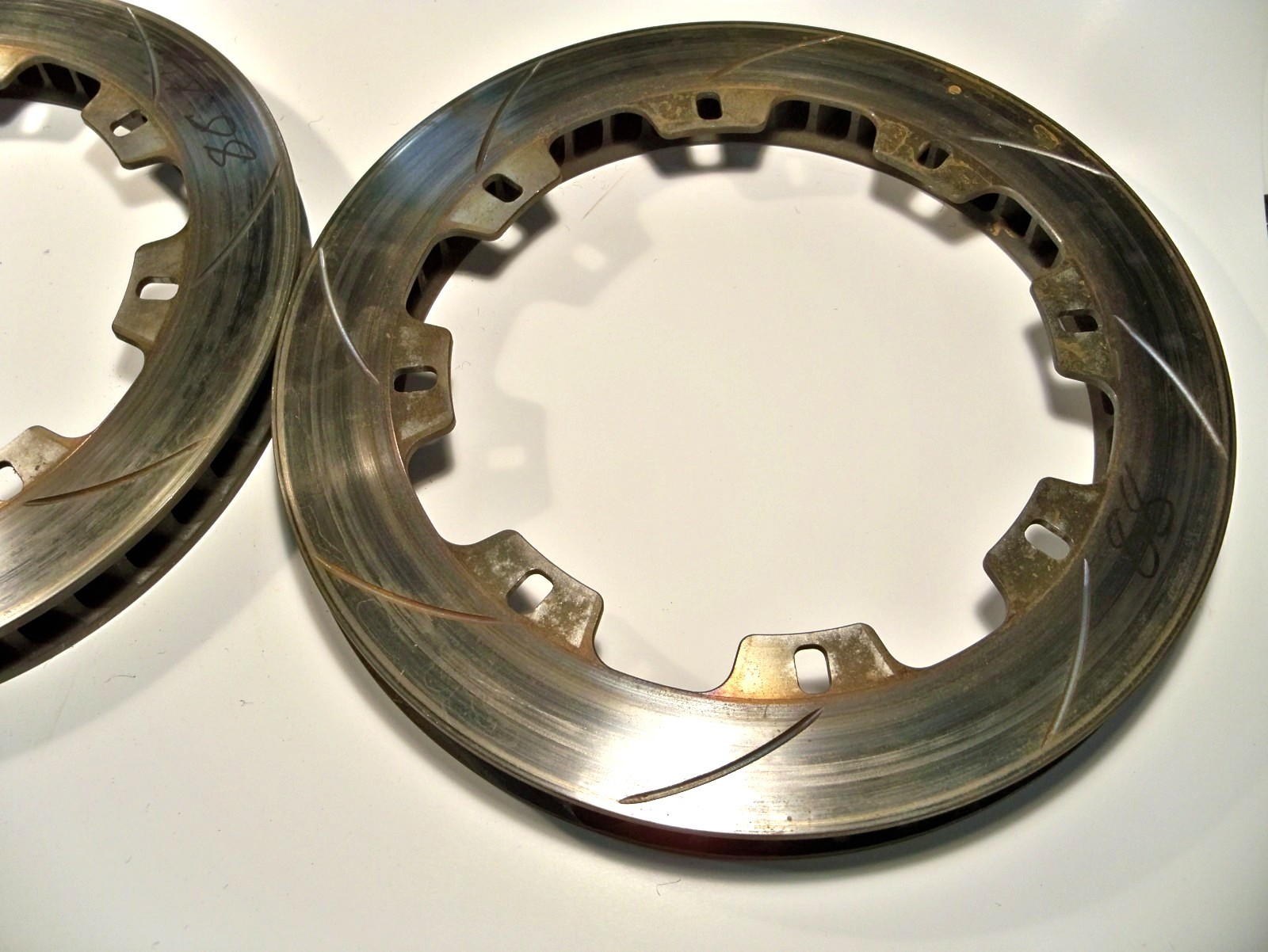 AP speedway front brake rotors CP3948 126 & 127 1 1/4" 8 bolt Nascar ...