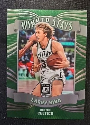 2023-24 Optic Larry Bird WINNER STAYS #3 Panini Boston Celtics Insert ...