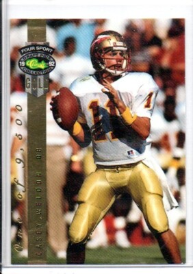1992 Classic Four Sport Gold Casey Weldon #103 Ltd/9500 FSU QB | eBay