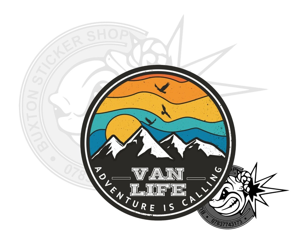 Van Life Sticker Decal Adventure Vinyl Camper camping Skate T5 Van ...