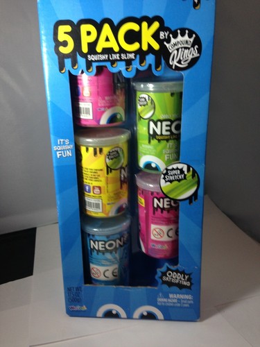 Neon Squishy Slime 5 Pack By Compound Kings | eBay