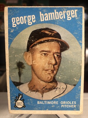 1959 Topps George Bamberger Baltimore Orioles Baseball Set-Break #529 ⭐ ...
