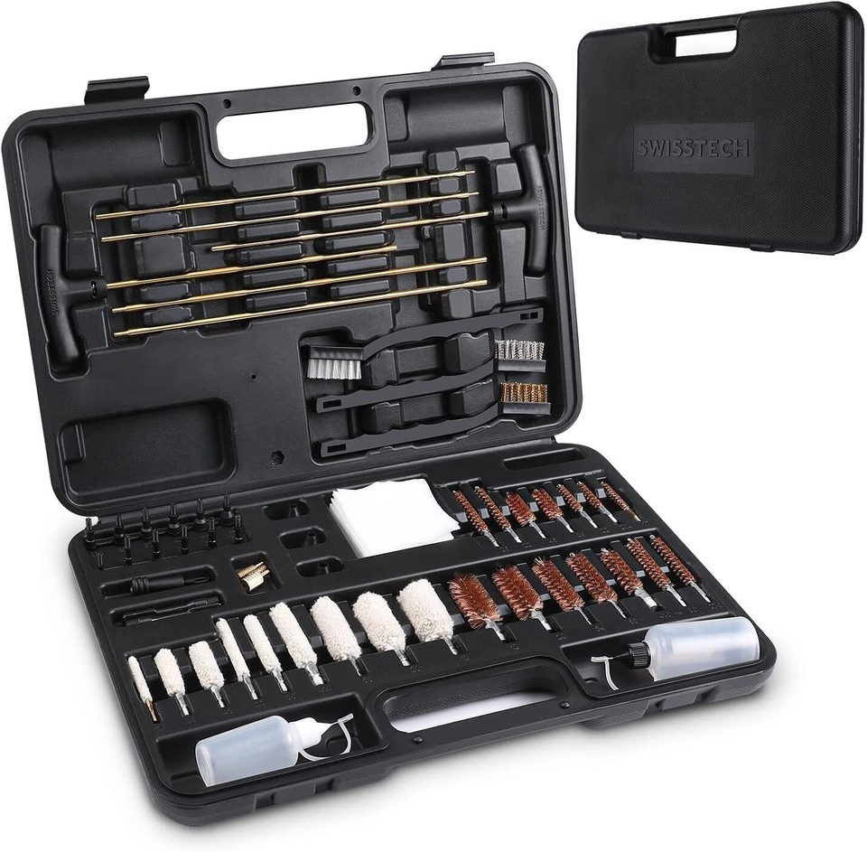 Universal Gun Cleaning Kit Brush Gun Cleaning Tool Set for Rifle Pistol ...