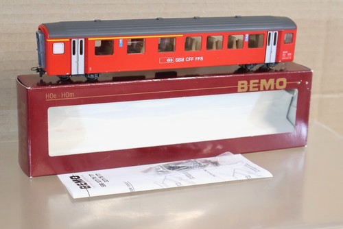 BEMO 3277 422 HOm GAUGE SBB CFF 1st 2nd CLASS COACH AB 409 MINT BOXED ...