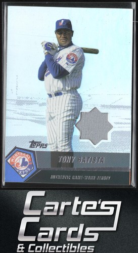 Tony Batista 2004 Topps Clubhouse Collection #TB Jersey Patch Relic ...