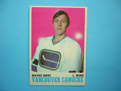 1970/71 O-PEE-CHEE NHL HOCKEY CARD #116 WAYNE MAKI EX/NM NM SHARP!! 70/ ...
