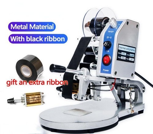 DY-8 Ribbon Coding Machine Direct Heat Date Steel Stamping and Coding Machine | eBay
