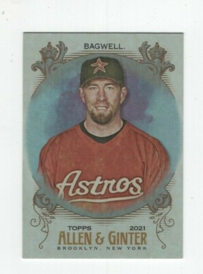 2021 TOPPS ALLEN & GINTER SILVER PORTRAIT JEFF BAGWELL HOUSTON ASTROS ...