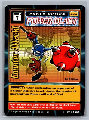 Digimon CCG Counter Attack! #ST-54 1st Edition Card USED READ TCG | eBay