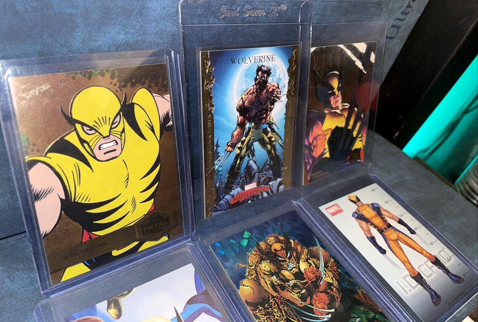 Marvel Masterpieces Wolverine Gold Border Foil Insert & Bonus Marvel ...