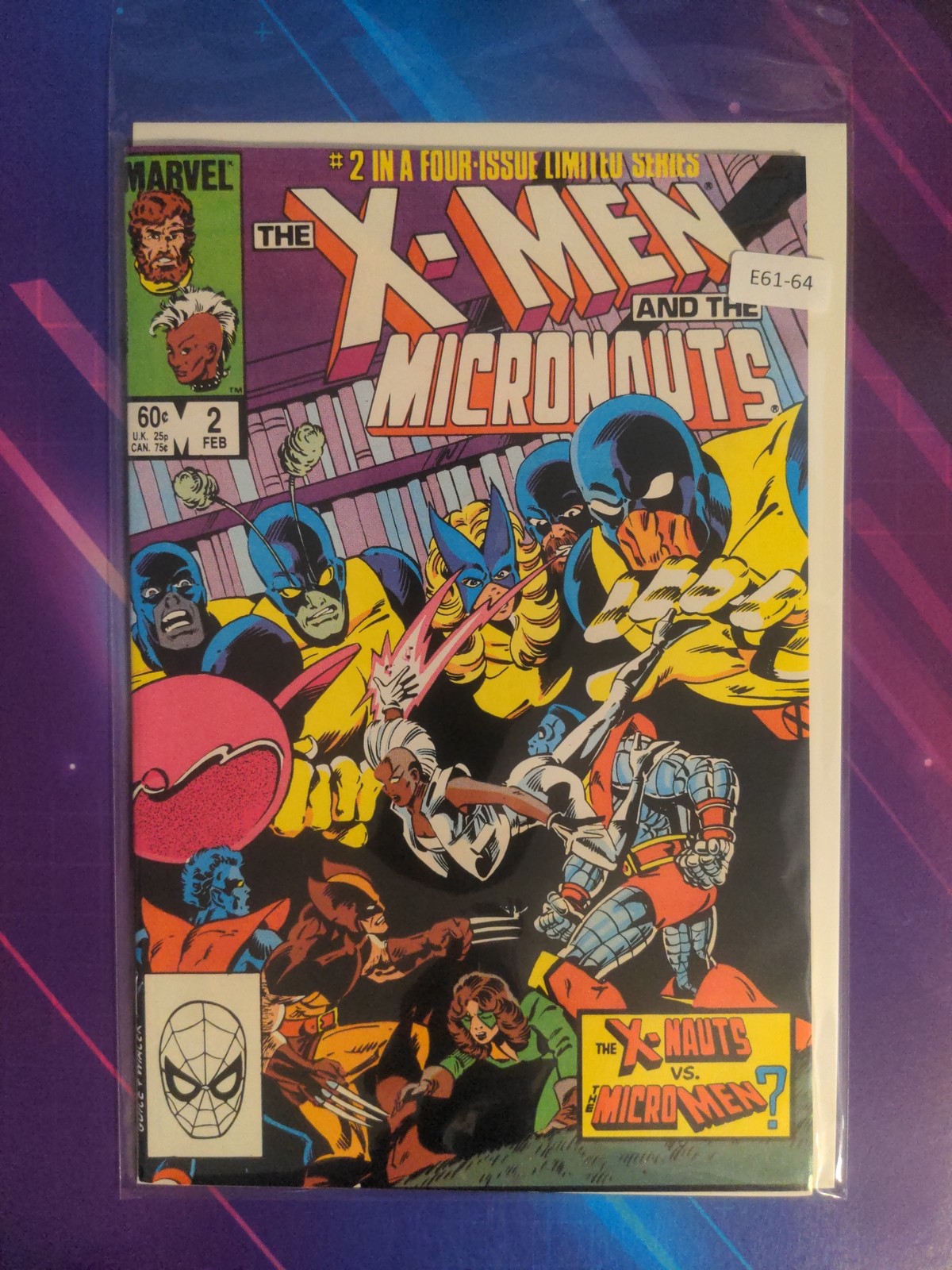 X-MEN AND THE MICRONAUTS #2 MINI HIGH GRADE MARVEL COMIC BOOK E61-64 | eBay