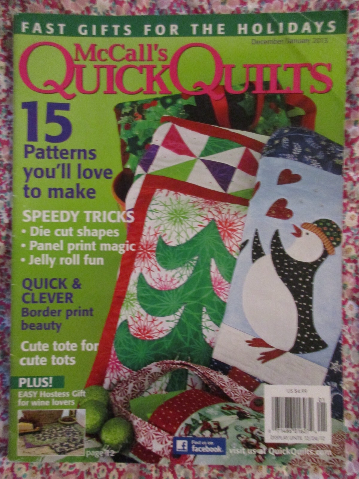McCall's Quick Quilts Magazine DEC/JAN 2013 | eBay