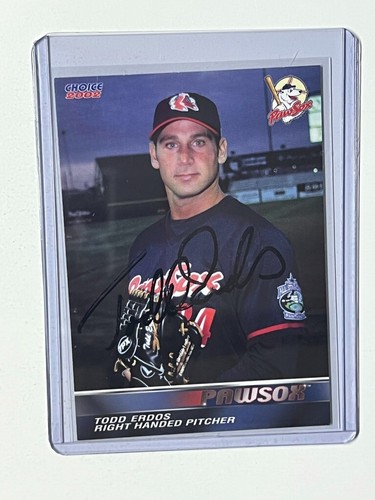 2002 Choice Pawtucket Red Sox Signed #12 Todd Erdos | eBay