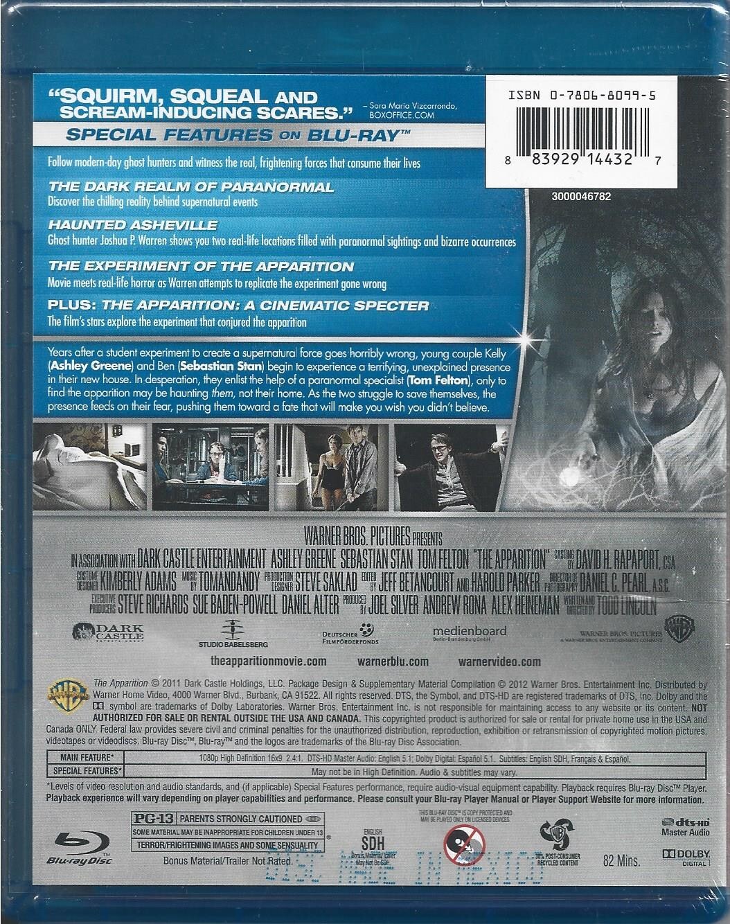The Apparition (Blu-ray, 2012) for sale online | eBay
