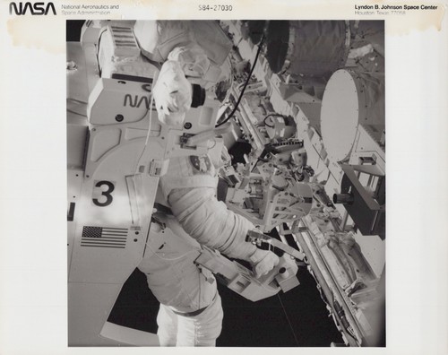 STS-41B Spacewalk McCandless First Ever MMU 1984 - Original NASA Photo | eBay