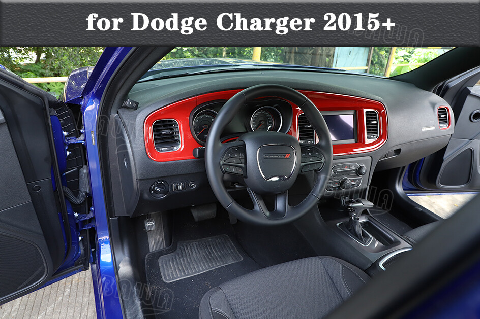 Center Console Control Instrument Cluster Panel Trim For Dodge Charger ...