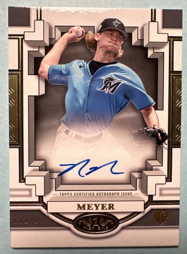 MAX MEYER 2023 TOPPS TIER ONE BREAK OUT ROOKIE ON-CARD AUTO /299 ...
