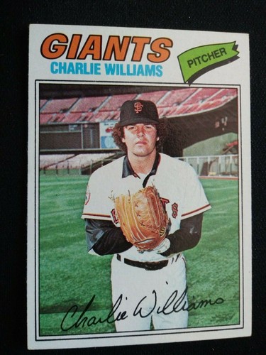 1977 Topps Baseball Card # 73 Charlie Williams - San Francisco Giants ...