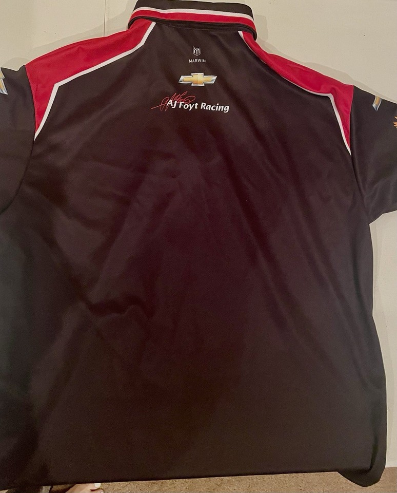 AJ Foyt Racing IndyCar Pit Crew Shirt Sexton Properties Indy 500 Size M ...