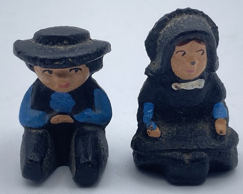 Vintage Cast Iron Figures, Mini, Charming, 1 inch | eBay