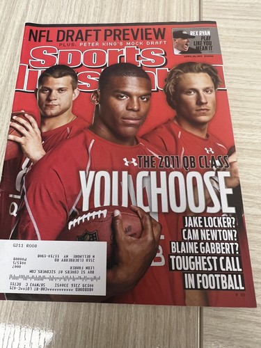 Sports Illustrated April 25 2011 - NFL Draft Preview Cam Newton Blaine Gabbert | eBay