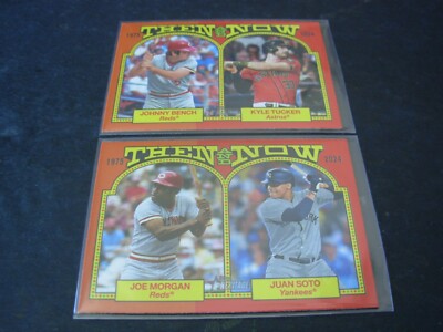 9-2024 Topps Heritage-Then and Now, New Age Performers, Flashbacks | eBay