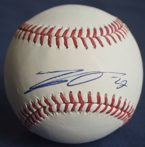 Carlos Gomez Autographed Signed ROMLB Baseball COA Twins Rays Brewers ...