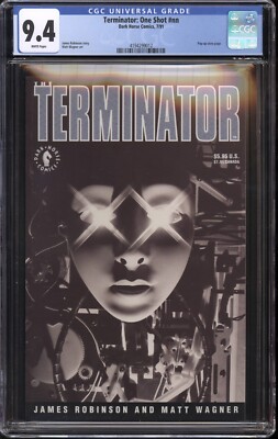 TERMINATOR: ONE-SHOT GRAPHIC NOVEL CGC 9.4 GRADED MATT WAGNER COVER ...