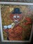 Clown Painting By Doris Adams, Tim Burton's High School Art Teacher | eBay