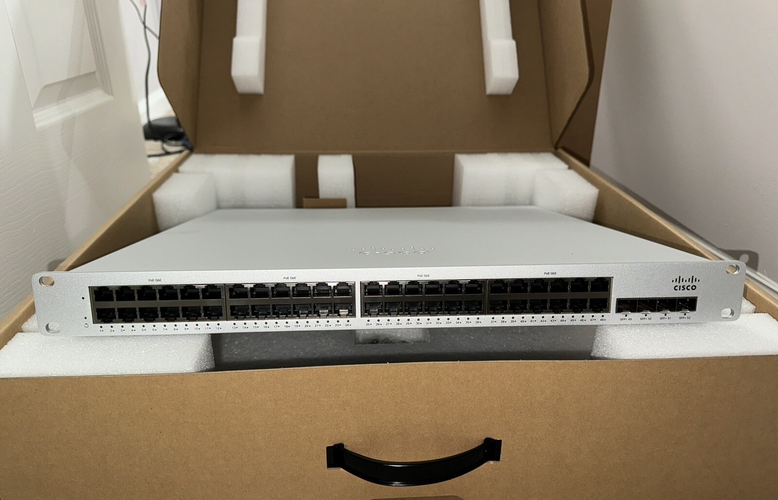 Cisco MS250-48LP - 52 Ports Fully Managed Ethernet Switch for sale ...