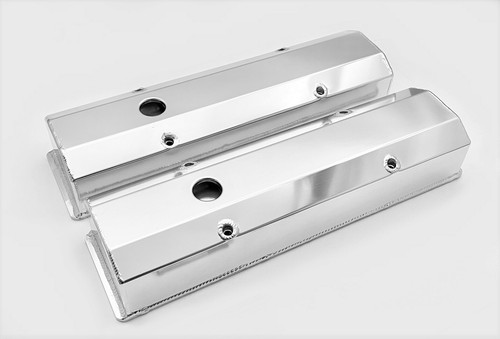SB Chevy Valve Covers Fabricated Aluminum Tall Small Block SBC 327 350 ...
