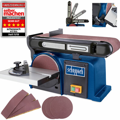 Scheppach BTS900 Bandschleifer Tellerschleifer Schleifmaschine ...