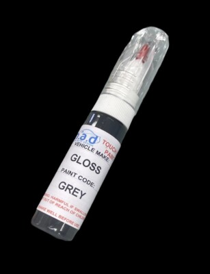 Gloss Grey Touch Up Paint Pen Repair Kit Chip Scratch With Brush Needle ...