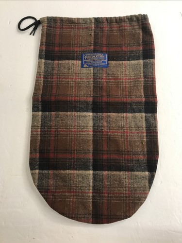 Vintage Pendleton 100% Wool Plaid Bag Pouch Drawstring 1960s/70s Pre-Owned | eBay
