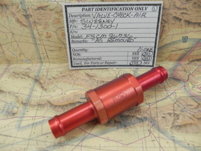 Aircraft Sweeney Air Check Valve P/n 34-1300-1 | eBay