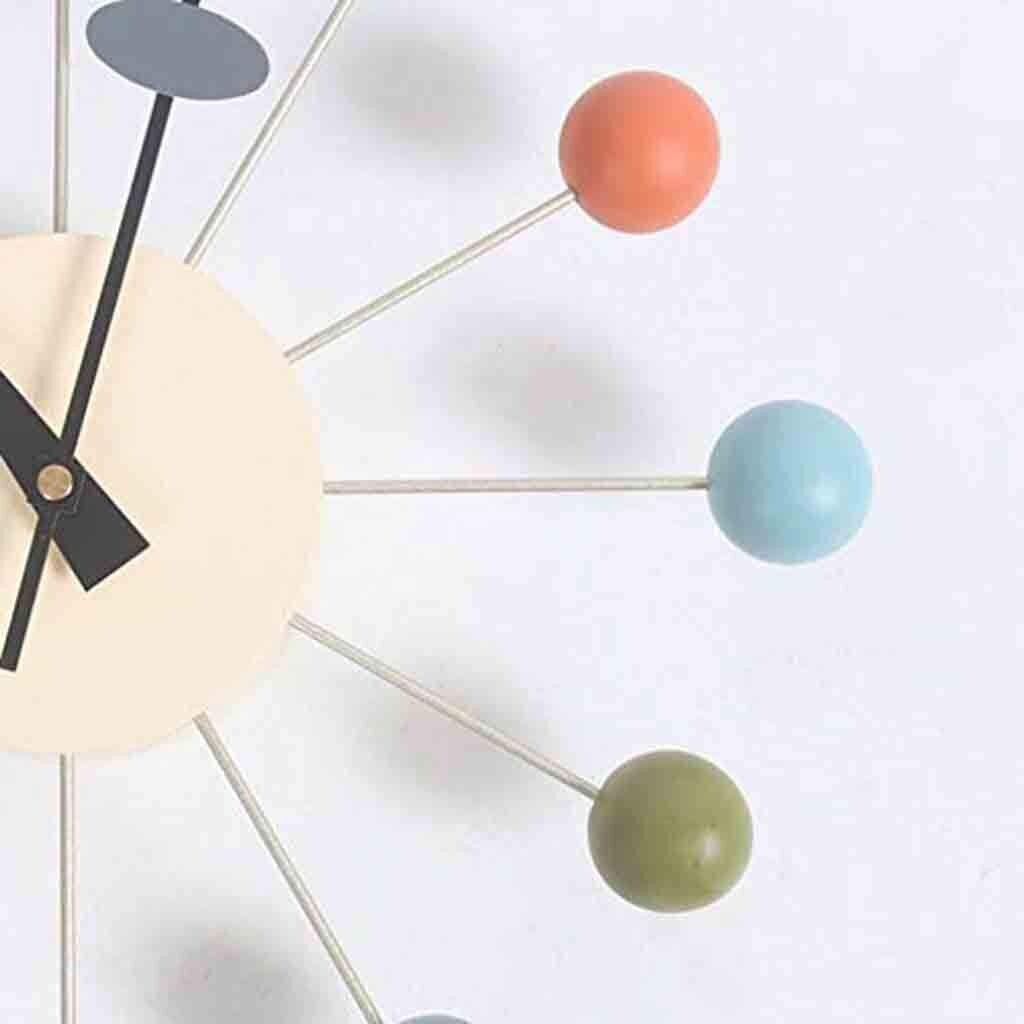 George Nelson Desien Ball Clock Pop Color Diameter 33cm for sale online ...
