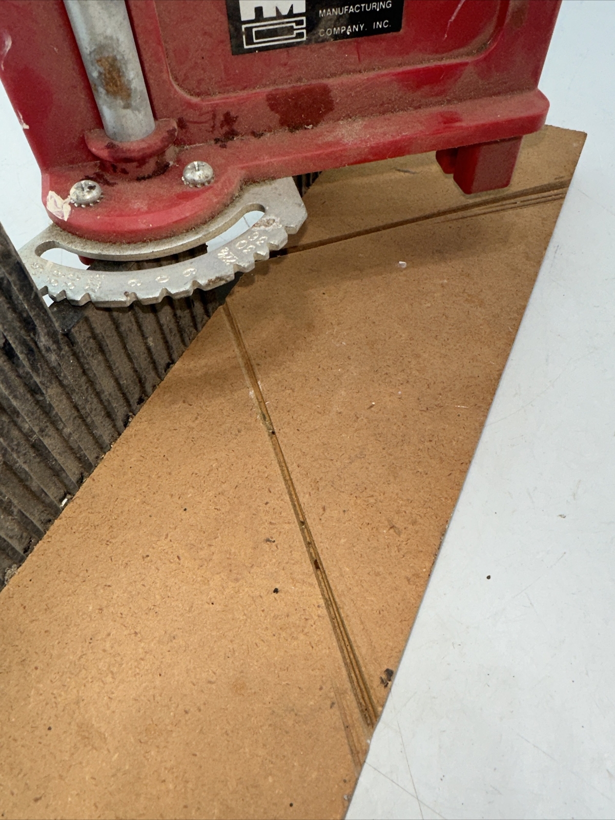 Vintage Hempe 3616 Precision Miter Box Angle Saw Workbench Mount ...