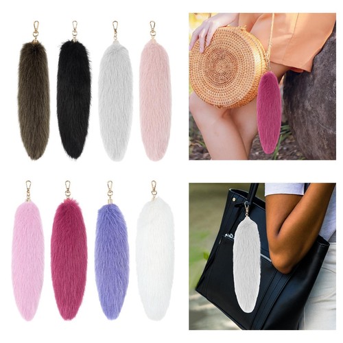 Plush Tail Keychain Pendant Ornament Adorable Faux Fur Tails Pendant ...