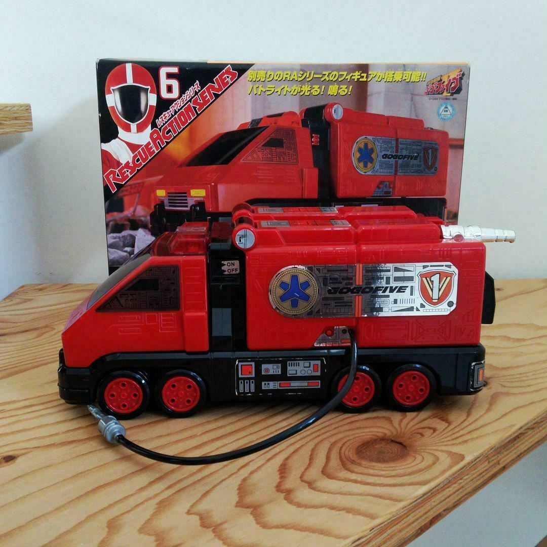 Power Rangers Lightspeed Rescue GoGoFive 99Machine Red Ladder BANDAI ...