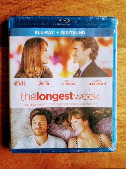 The Longest Week Blu Ray Digital HD Jason Bateman Olivia Wilde Romantic ...