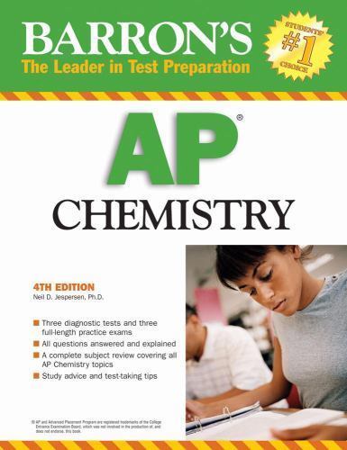 Barron's AP Chemistry by Neil Jespersen (2007, Perfect) for sale online ...