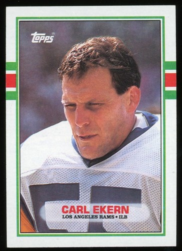 1989 Topps Carl Ekern Card #126/ | eBay