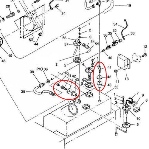 2xFor MEP 802A 803A Diesel Generators Fuel Tank Well Nut Upgrade w/ o ...