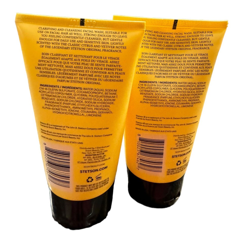 Stetson’s Original 2 Pack Face And Beard Wash New 5 Fl Oz Each | eBay