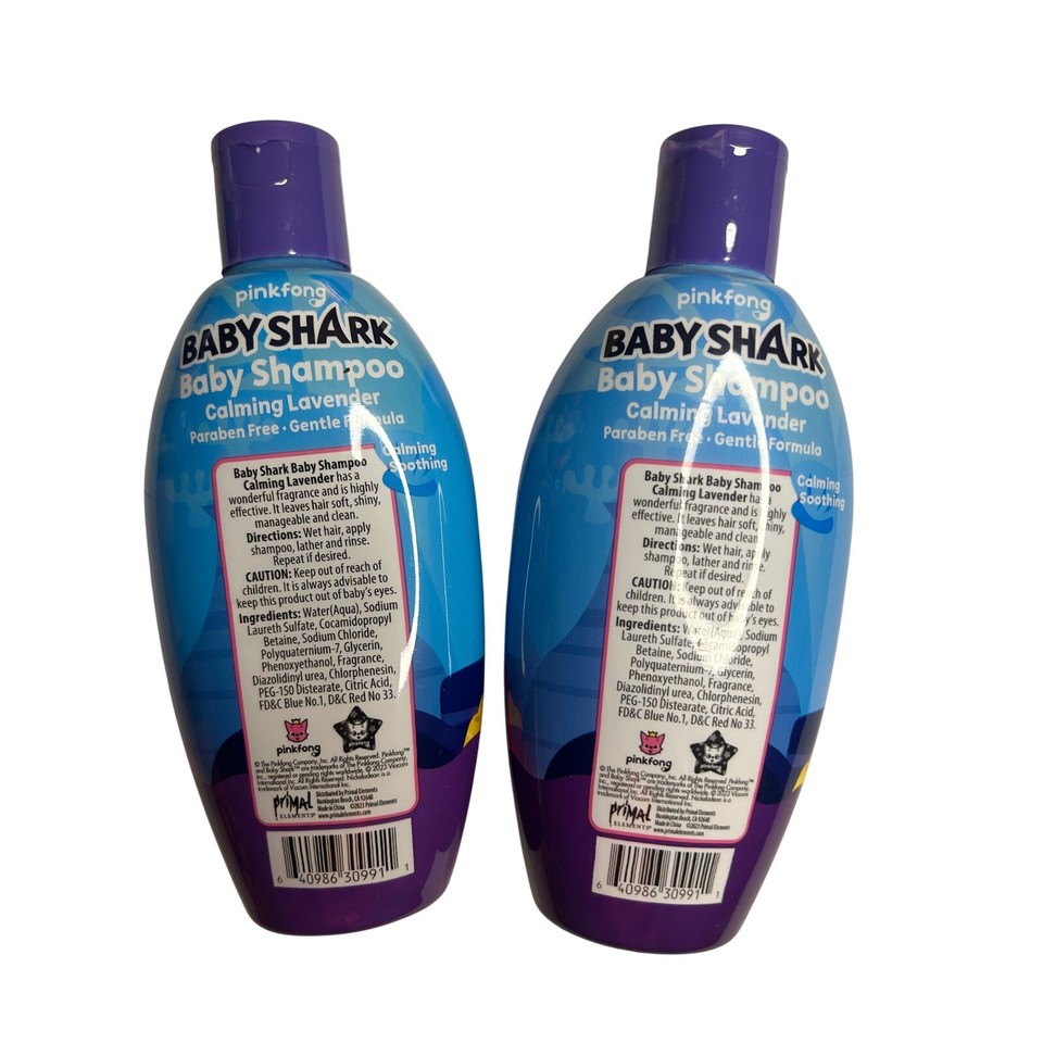 Pinkfong Baby Shark Calming Lavender Baby Shampoo Paraben Free 10 fl oz ...