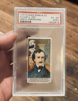 1888 N76 Duke Sons & Co. - Edgar A. Poe Great Americans - PSA 6 MC | eBay